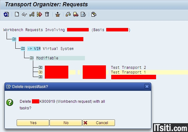 How to Delete Released Transport in SAP System